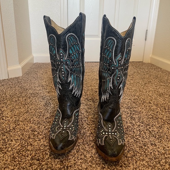 Corral | Shoes | Cute Winged Cowgirl Boots | Poshmark